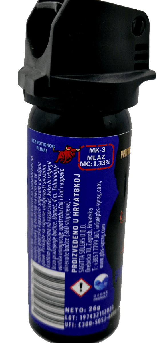 PEPPER SPRAY PHS PRO Direct MC 1,33% (MK-3) NONFLAMMABLE – Pepper ...